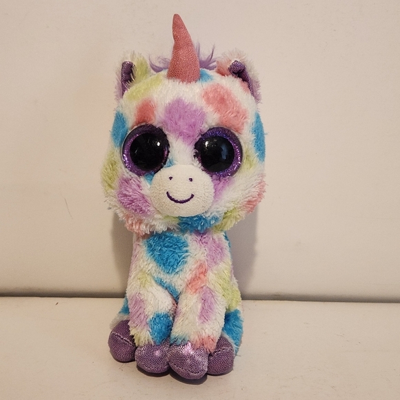 Ty | Toys | 6 Ty Wishful The Unicorn With Rainbow Spots Plush Stuffed ...